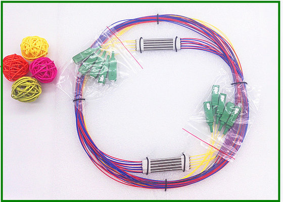 1X2 Ports Fiber Optic Fused WDM for wavelength 1310/1550 and connector type SA