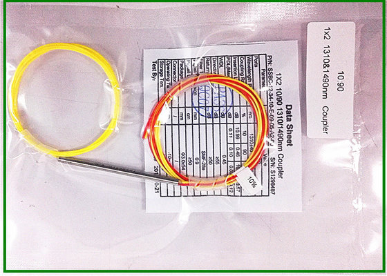 Optical Fused Coupler FBT 1x3 / Bare Fiber Optical Splitter coupling ratio 10 / 90