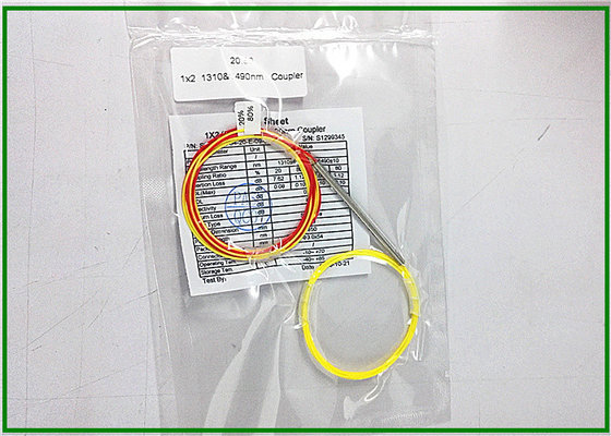 Wavelength 1340nm fiber optic coupler splitter coupling ratio 20 / 80
