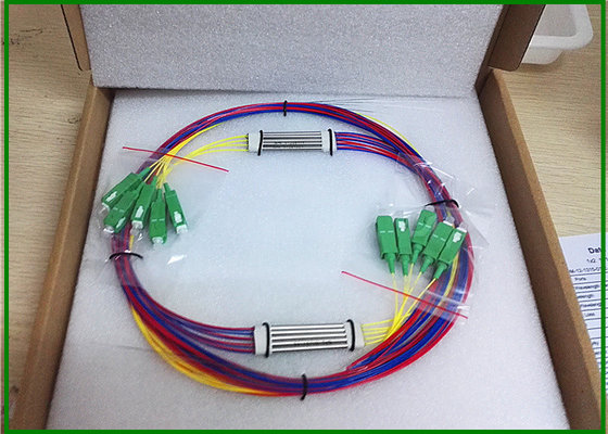 1X2 Ports Fiber Optic Fused WDM for wavelength 1310/1550 and connector type SA