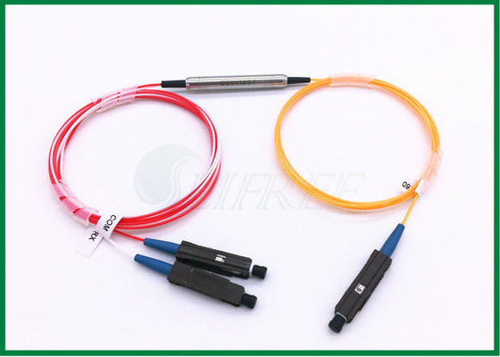 1 x 2 1550nm Single Mode FC / APC 3 port circulator with MU connector