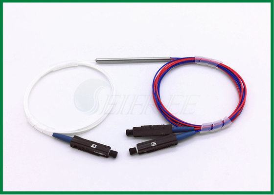 1x2 1550nm single mode fiber coupling with MU connector Fused splitter