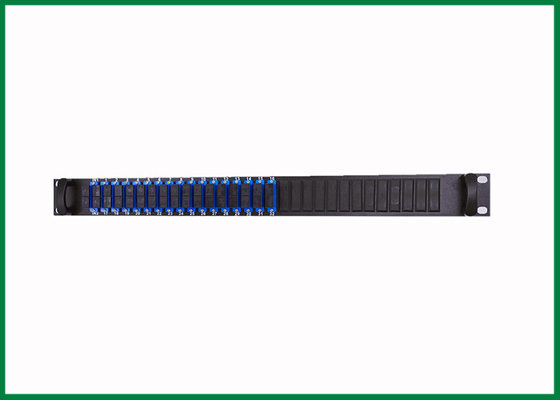 SM 9/125 Fiber Optic Cable Splitter / 19" Rack Mounted Patch Panel 2x32 Ports