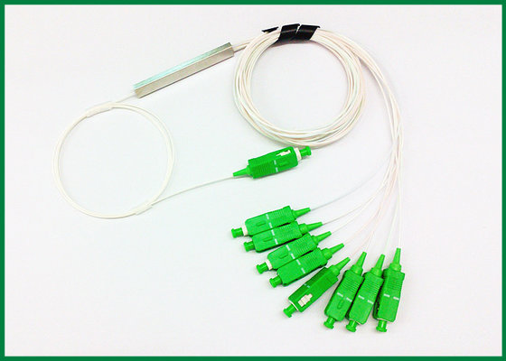 1x8 Ports SC/APC Connector optical fiber splitter for Fiber Optic Distribution Frame