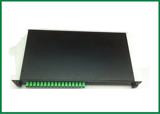 1x16 Ports Passive Optical Splitter , Optical Fiber Splitter With SC / APC Connectors