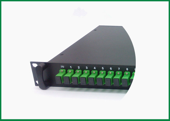 1x16 Ports Passive Optical Splitter , Optical Fiber Splitter With SC / APC Connectors
