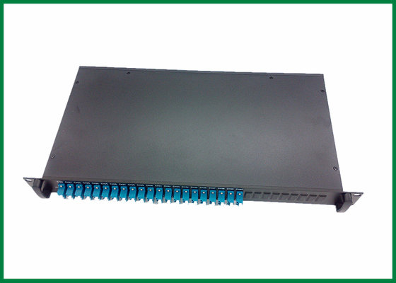 24CH AAWG Fiber Optic DWDM, 19" Rack-mounted DWDM Module C23-C46