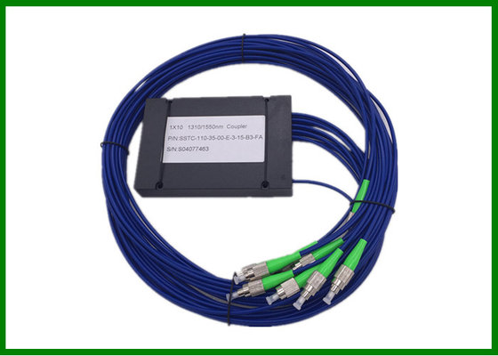 1*10 SM Fused Tree Splitter In Armored Cable With FC/APC Connector