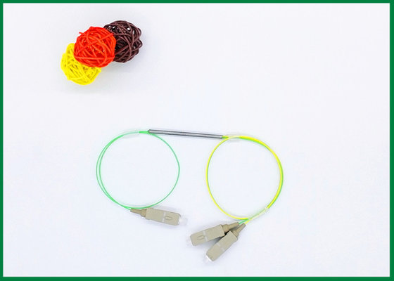 1x2 1310 Nm Multimode Fiber Coupler FO Splitter With SC Connectors For CATV RFoG