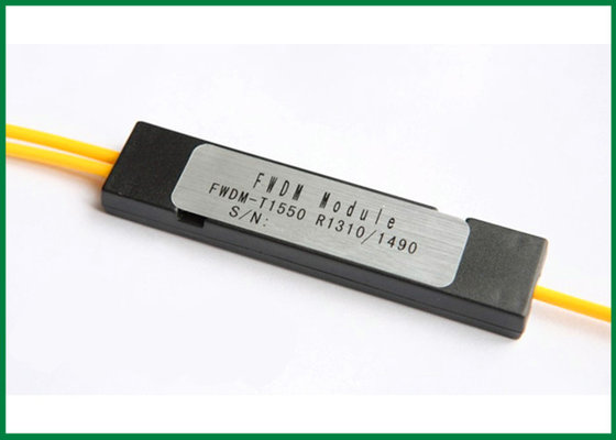 1310nm / 1490nm / 1550nm WDM Filter , Single Mode Fiber Optic FWDM