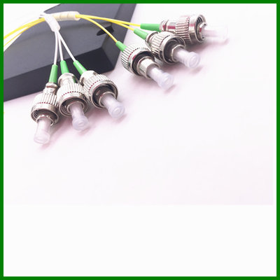 3*3 SM Fused Tree Splitter Single Mode Fiber Coupler With FC / APC Connector
