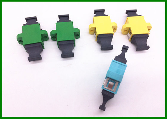 Simplex MTP Fiber Optic Adaptor with low excess Loss Bule / Green / Yellow color
