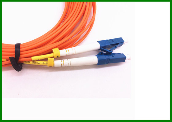 OM1 fiber MM Simplex Fiber Optic Patch Cord with Blue LC/UPC connector in 1m length