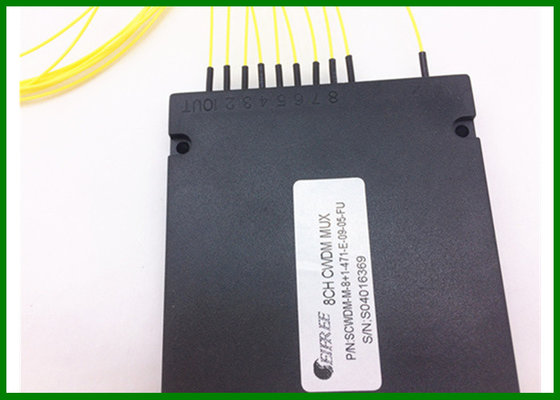 8CH CWDM G657A fiber mux 1470~1610nm with FC/UPC 1m length for WDM system