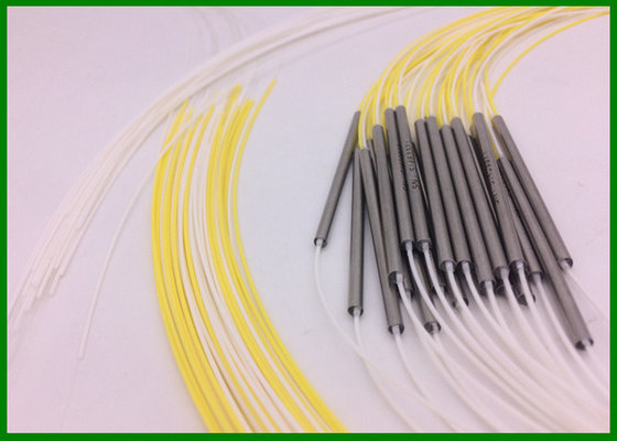 30:70 SM G652D Single Mode Fiber Coupler 1*2 Fused Coupler steel tube type for FTTX