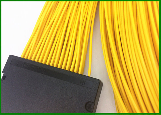 1*64 fiber optic plc splitter  2mm cable in 120*80*18mm box for FTTX project