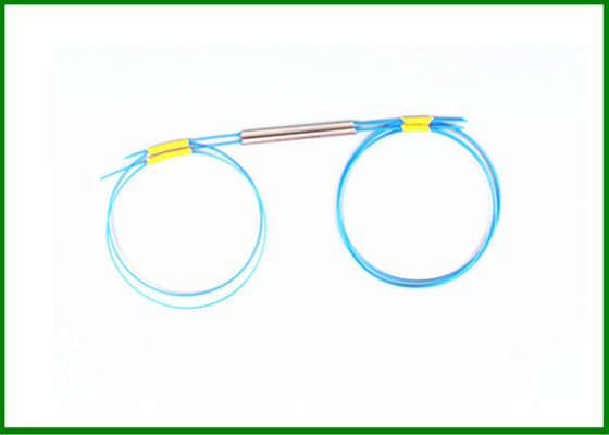 SM 1*2 Single Mode Fiber Coupler Optical Splitter USA Coring G652D fiber with 0.9mm cable 1m length