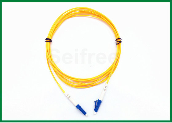 Simplex Single Mode Fiber Optic Patch Cord LC/UPC to LC/UPC G657A