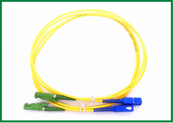 PVC Jacket E2000 Sc Fiber Optic Patch Cord Single Mode Patch Cord