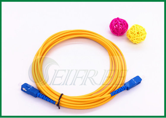 CATV Outdoor Sc-Sc Fiber Patch Cord With Ultra Fiber , Simplex Patch Cord
