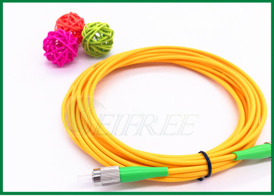 FC/APC  Simplex Fiber Optic Patch Cord Single Mode LSZH cable Ultra fiber