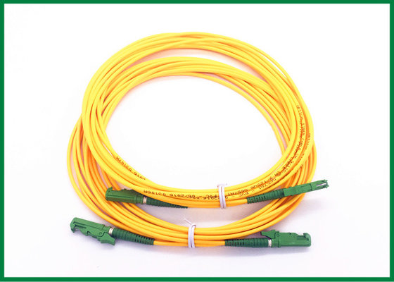 Gigabit Ethernet E2000/APC fiber optic cable patch cord with Ultra fiber LSZH