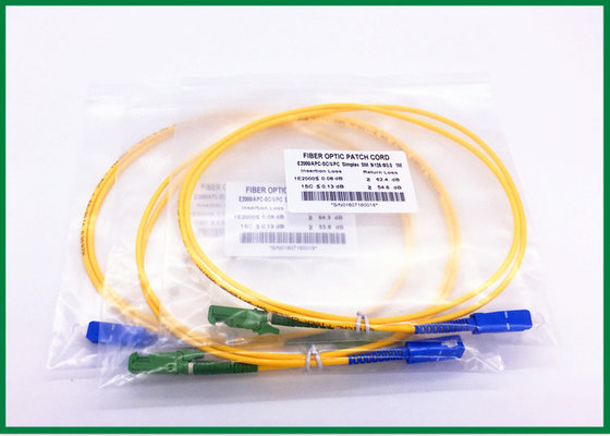 SC/UPC to SC/UPC connecoter Fiber Optic Patch Cord Single Mode G657A Simplex