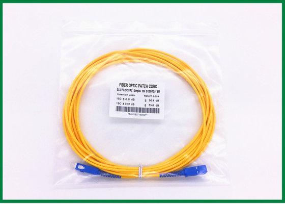 2.0mm Pigtail Fiber Optic Patch Cord Simplex Single Mode G657A