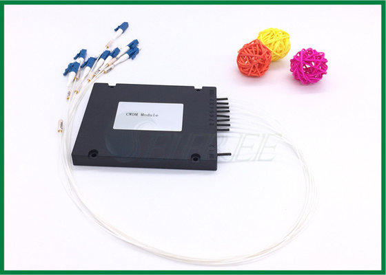 SC-LC Fiber Optic CWDM Mux Demux 4 channels passive 2 fiber duplex 1270nm
