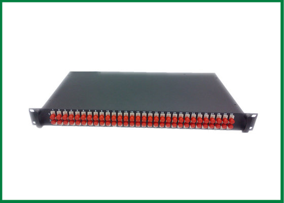 19" Rackmount Fiber Optic Coupler Splitter 30dBm 1550nm 1x2 FTTH Splitter