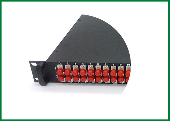 19" Rackmount Fiber Optic Coupler Splitter 30dBm 1550nm 1x2 FTTH Splitter