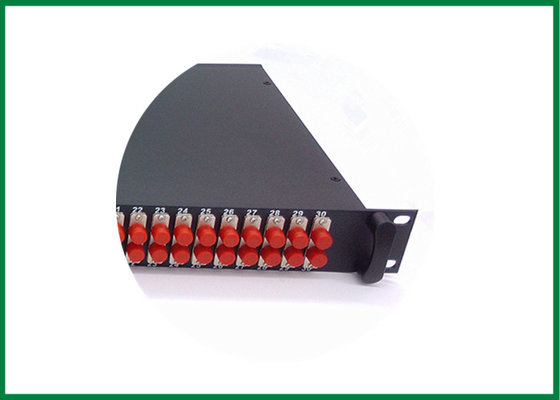 19" Rackmount Fiber Optic Coupler Splitter 30dBm 1550nm 1x2 FTTH Splitter