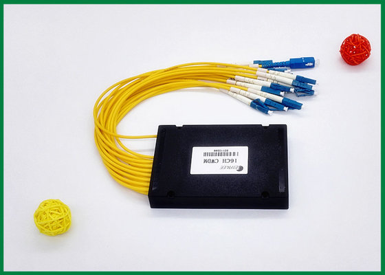 16CH 1 Fiber CWDM Mux Demux Optical Filters Equipment WIth SC FC LC Connectors