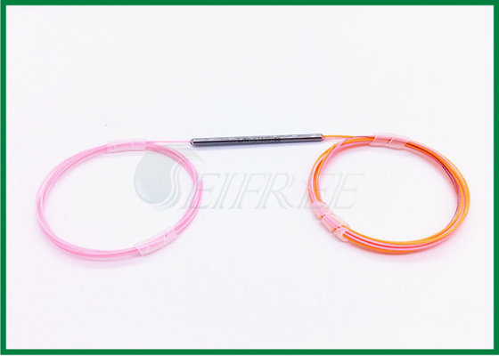 980/1550nm 1x2 Fused WDM Wavelength Division Multiplexer 15dB Isolation G657A