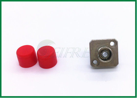High Repeatability Flange Type Fiber Optic Adaptor FC/UPC To FC/UPC