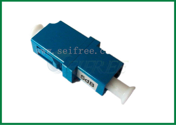 Ceramic Sleeve FTTH Fiber Optic Attenuator SM Single Mode Simplex LC Fixed 1~20dB