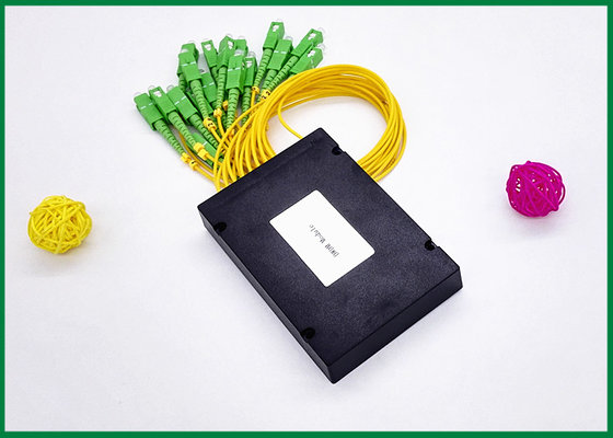 16 Channel Pigtailed ABS Plastic Box Dwdm Multiplexer With LC SC FC ST Connectors