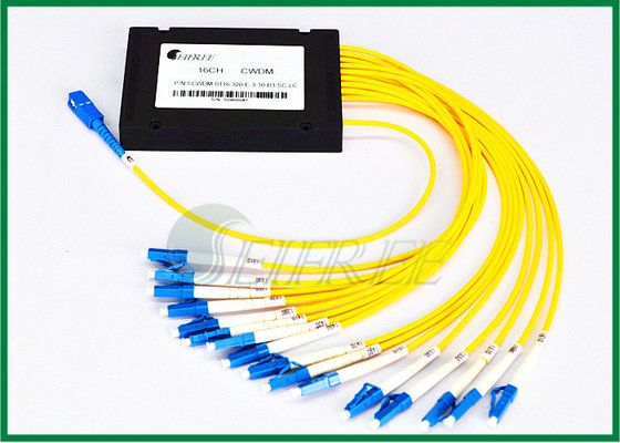 1x16 channels wavelength Mux / Demux passive cwdm multiplexer palstic box 1270nm