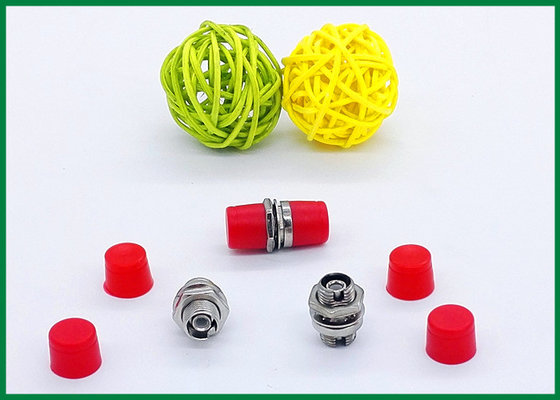 FTTH Single Mode FC Fiber Optic Adaptor Square Oval Simplex Ceramic Sleeve