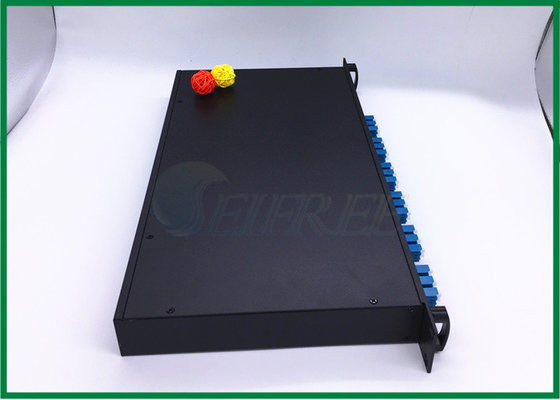 Filter Single Mode Fiber Splitter 10/90 1550nm 1U Rack Mount Catv Splitter