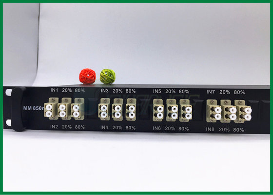 Multimode MM 1U Rack Mount Splitter 850nm 4 In 1 OM1 For Telecommunication System