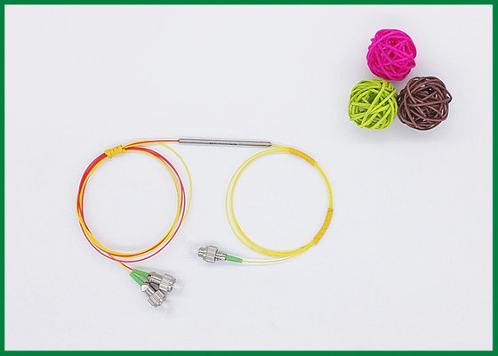 1x2 fused fiber coupler for FTTH CATV PON Fiber Optic Amplifier Equipment