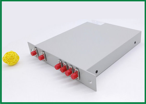 FTTH 1310nm 1550nm Fiber Optic Circulator 2IN1 , LGX Metal Module Box