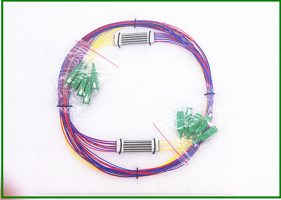 1X2 Ports Fiber Optic Fused WDM for wavelength 1310/1550 and connector type SA