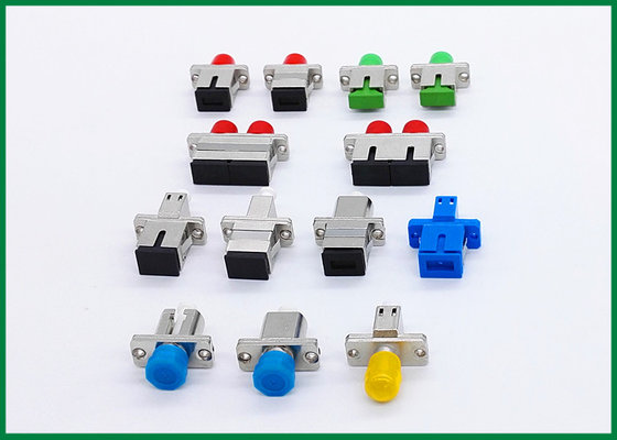 Fiber Optic Adaptor FC SC ST LC Metal and Plastic Housing Optical Adapter for ODF