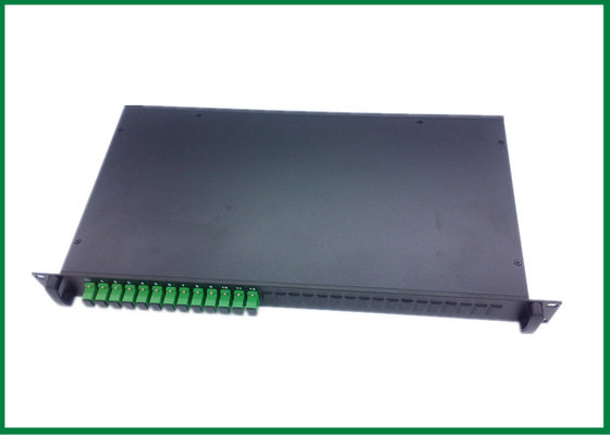 1x12 Fibre Splitter single mode couplers with SC / APC connectors , 19- rack 1U