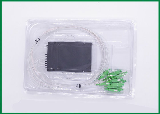 SM Fiber Optic PLC Splitter Box with SC / APC connectors , 2x16 2x2 2x4 2x8 2x32 2x64