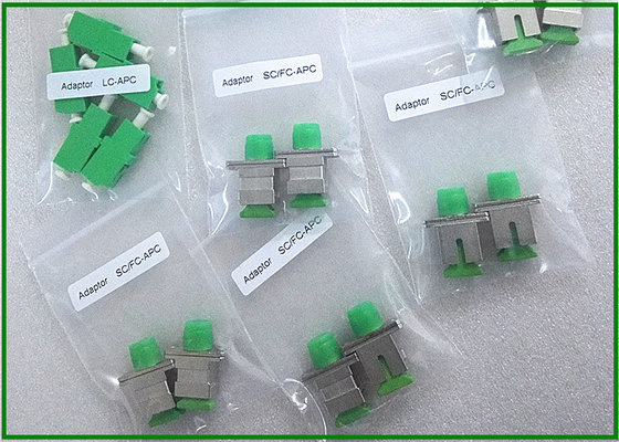 LC SC FC Fiber Optic Adapters, Low Insertion Loss, APC Ceramic, Single Mode Coupler