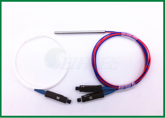 1x2 1550nm single mode fiber coupling with MU connector Fused splitter