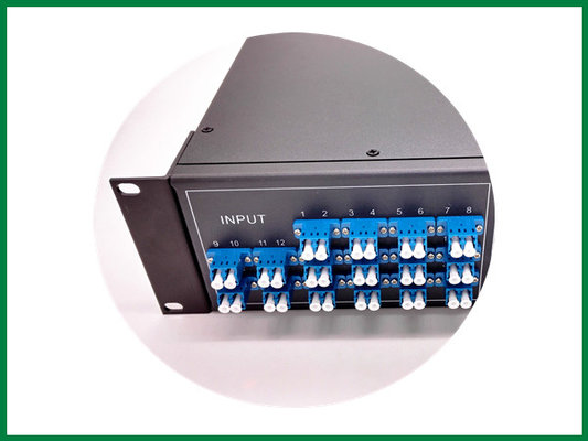 LC/UPC Single Mode Fiber Coupler / 19" 2U Rackmount Optical Splitter for Line Monitoring